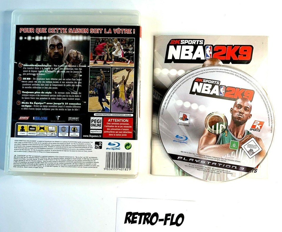 NBA 2K9 - Game sony PLAYSTATION PS3 - Complete Mint | eBay