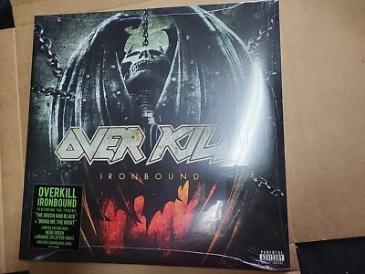 OVERKILL Ironbound Limited Splatter Sealed Vinyl Sealed | eBay