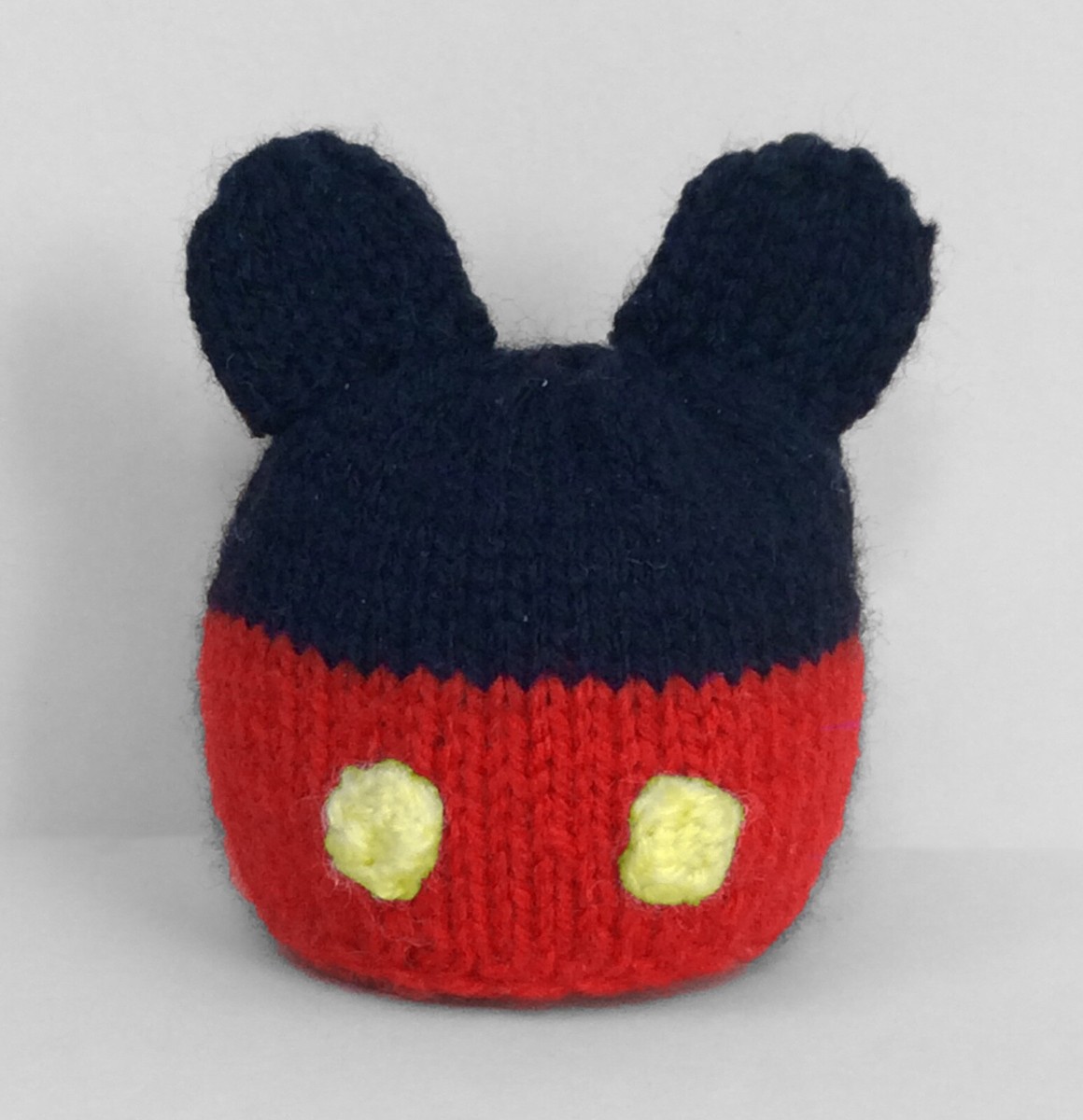 Mickey Mouse Knitting Pattern