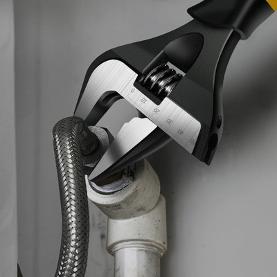 Short Handle Adjustable Wrenches Large Jaw Wide Jaw Opening Wrenches ...