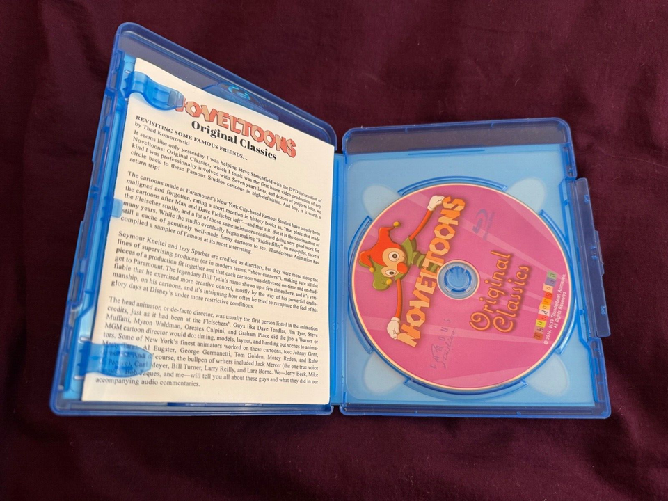 Noveltoons Original Classics Famous Studios animation Thunderbean Blu ...