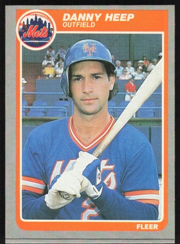 1985 Fleer Danny Heep #84 New York Mets | eBay