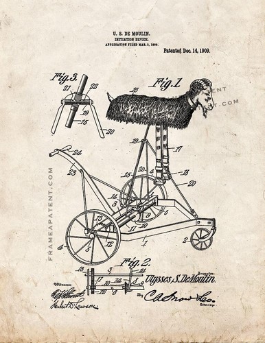 Moulin Magic Initiation Device Patent Print Old Look | eBay