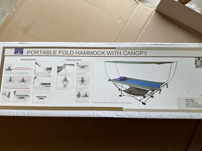 NEW Macsports Portable Fold Hammock Canopy Mac Sport Folding Hamok Ace ...