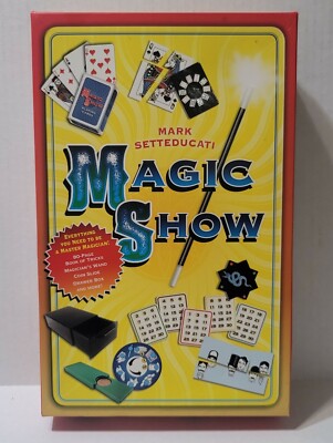 Magic Show Mark Setteducati Box And Book Of Magic Tricks | eBay