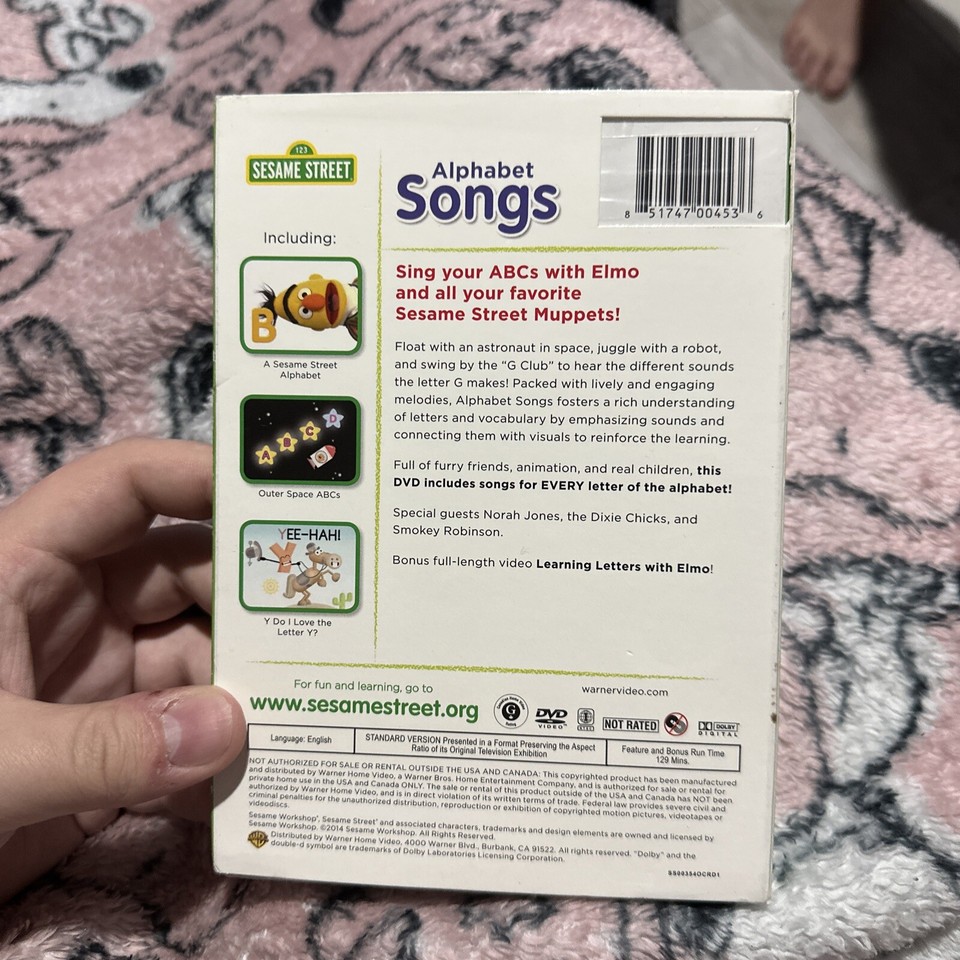 SESAME STREET ALPHABET SONGS DVD NEW 851747004536| eBay