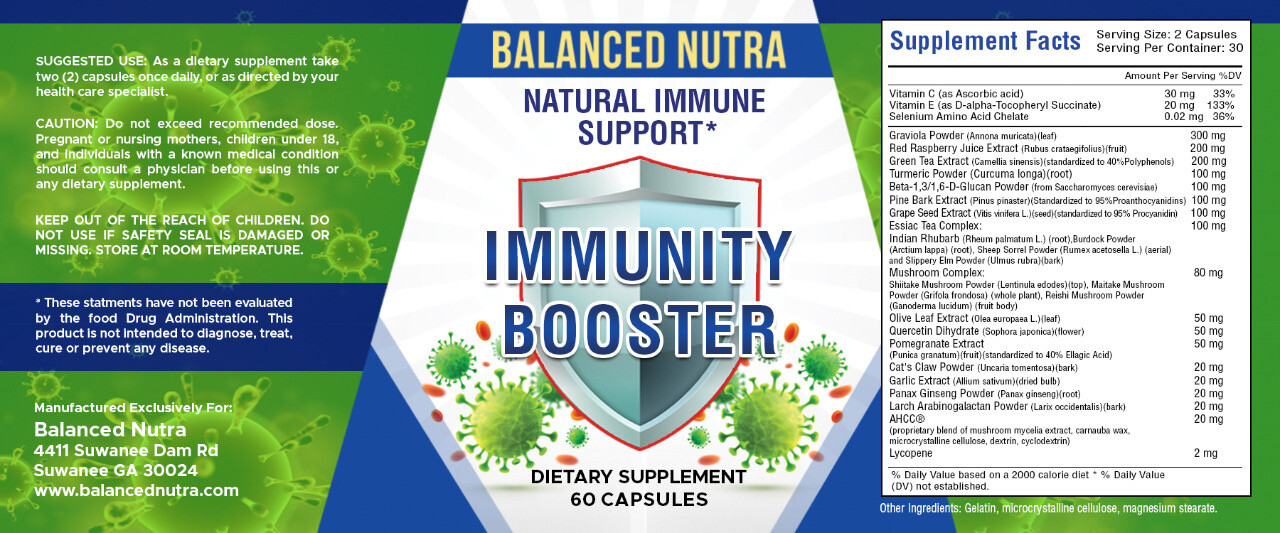 Extra Strong Immune System Booster Supplement Immune Against Several ...