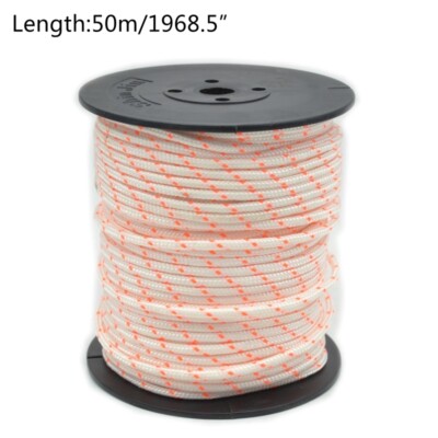 50m 3mm Nylon Pull Starter Rope Recoil Engine Start Cord for Trimmer ...