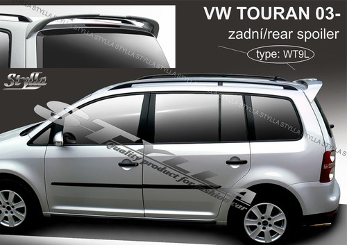 SPOILER REAR ROOF TAILGATE VW VOLKSWAGEN TOURAN WING ACCESSORIES | eBay