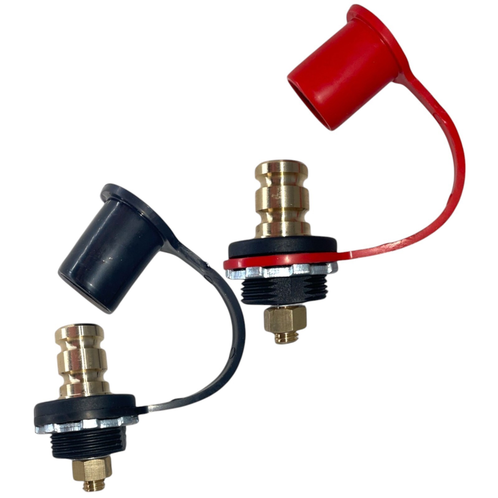 Remote Battery Jumper Terminals Universal Positive & Negative One Pair ...