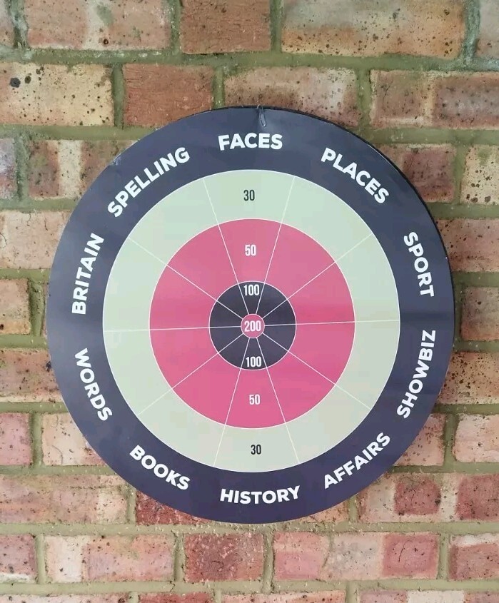 Bullseye TV Show Game Kit - Poster set for retro Party Night with 200 ...