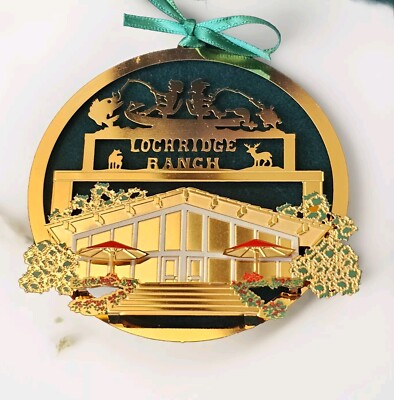 Lochridge Ranch Christmas Gold-tone Hanging Ornament | eBay