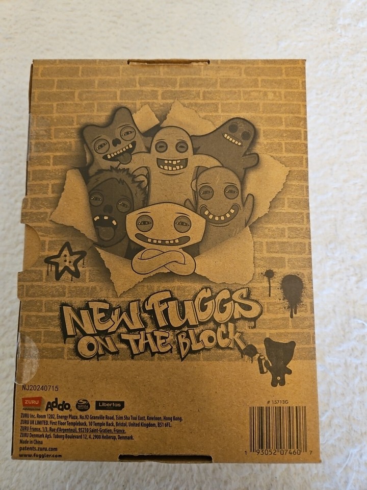 9" ZURU Fuggler NEW FUGGS ON THE BLOCK Greedy Grinner Blue Funny Ugly Monster | eBay