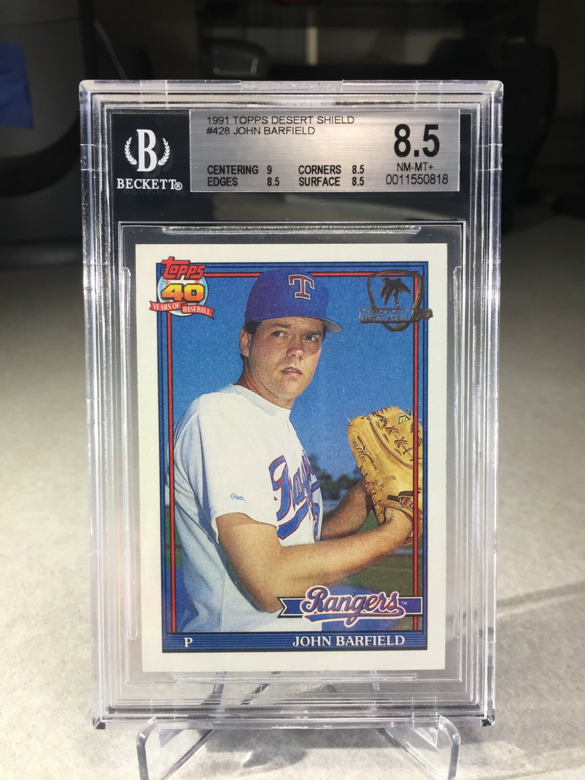 1991 Topps - John Barfield #428 Operation Desert Shield (RC) for sale ...