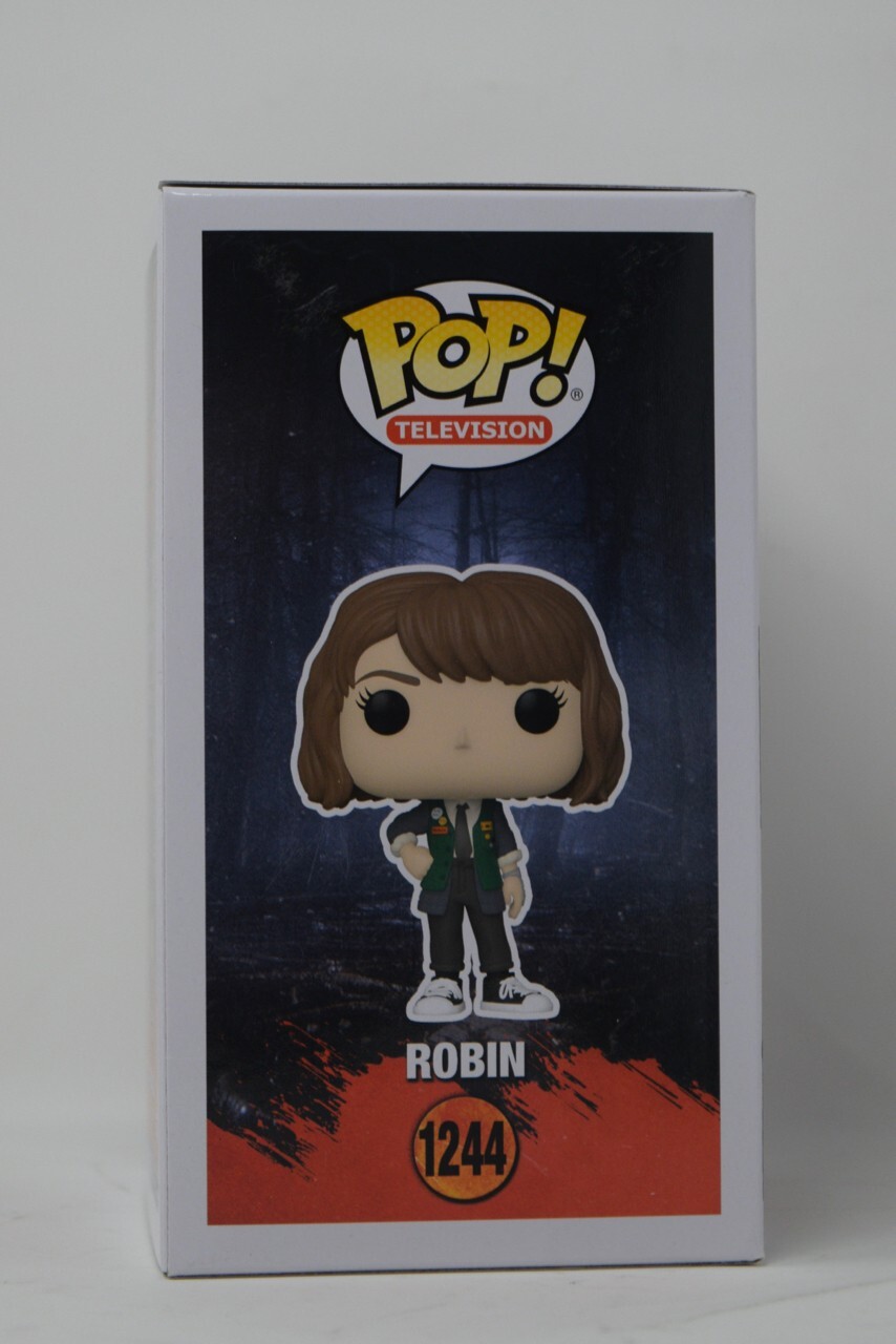 Maya Hawke Signed Funko Pop Stranger Things Robin 1244 Autograph JSA ...
