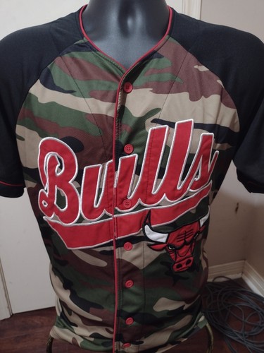NBA Chicago Bulls Embroidered Baseball Style Jersey #66 Mens Medium M ...