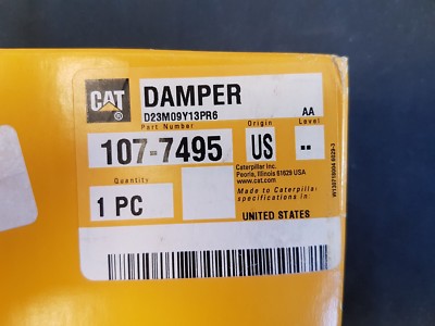CAT Caterpillar Damper 107-7495 | eBay
