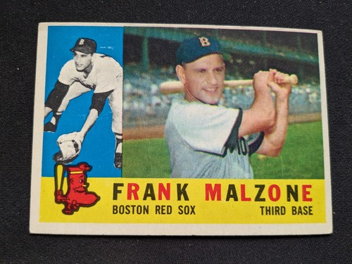 1960 Topps Baseball Card # 310 Frank Malzone - Boston Red Sox (VG/EX ...