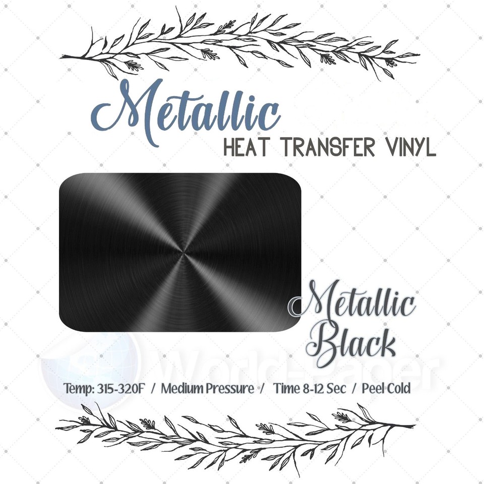 Metallic Heat Transfer Vinyl Paper T-shirt Heat Press Iron on film ...