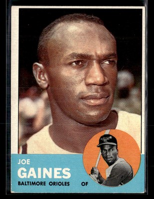 1963 Topps #319 Joe Gaines | eBay