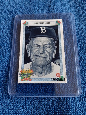 Casey Stengel Brooklyn & Los Angeles Dodgers 1990 Target Card #767 Rare ...