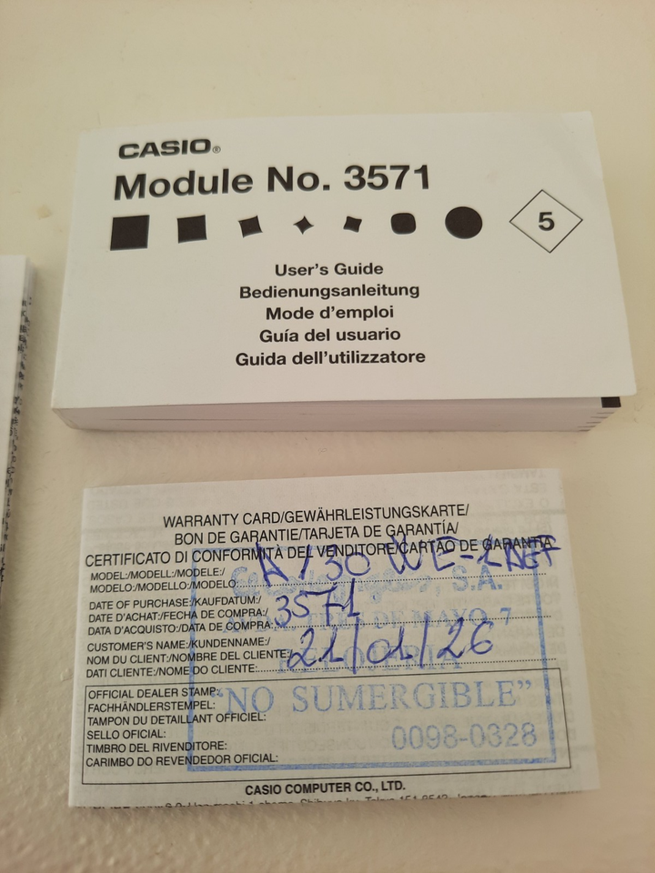 Casio A130WE-1AEF Vintage Neu Garantie | eBay.de