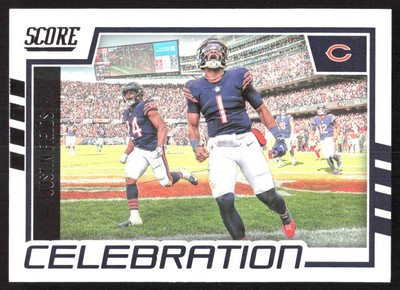 8242G 2022 Score #C-JF Justin Fields Celebration | eBay