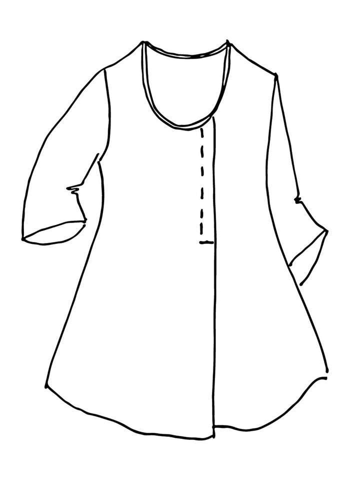 FLAX Designs LINEN Tucked Tunic 1G & 2G NWT Tunic WISTERIA | eBay