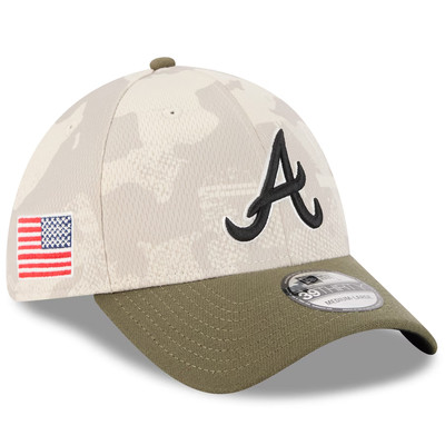 Atlanta Braves New Era 2025 Armed Forces Day 39THIRTY Flex Hat Cap ...