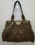 Coach Garnet Brown-Leather Chain Satchel Shoulder XL Bag - LMT Edidtion ...