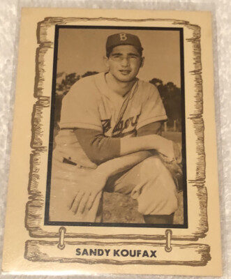 1980 CRAMER SPORTS SERIES 1 # 10 SANDY KOUFAX , DODGERS Pitcher | eBay