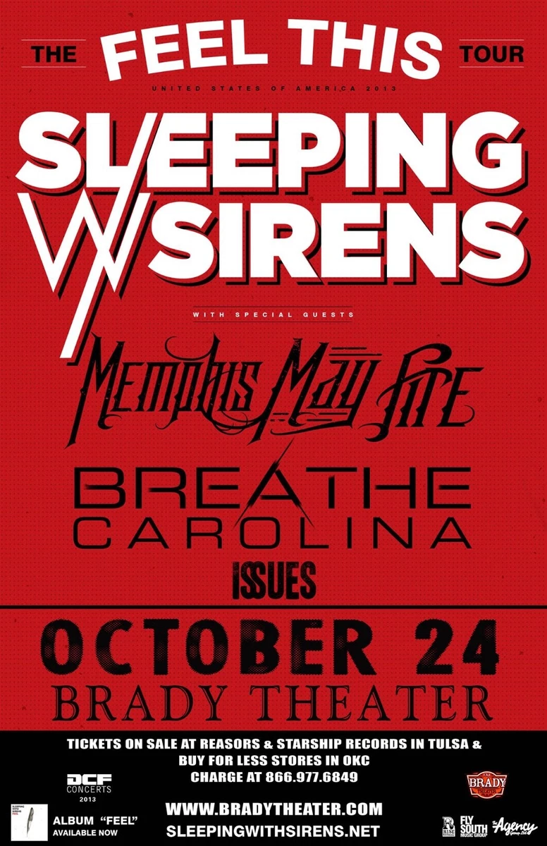 Sleeping With Sirens Feel Poster