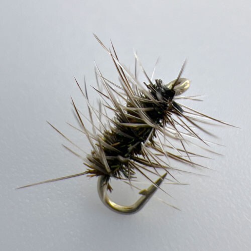 6 Pc Griffin's Gnat Size #20 Dry Fly Fishing Flies for Trout, Bluegill ...