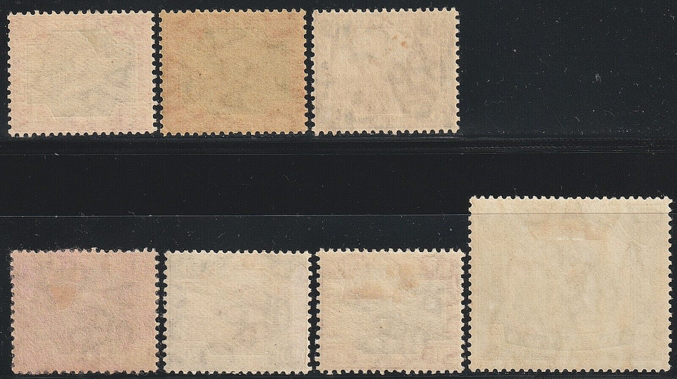 EDSROOM-18093 Malaya Fed States 28a-29, 30c, 31c, 32, 33a, 34 H 1904-10 ...