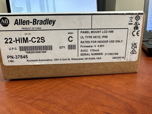 Brand New Allen Bradley 22-HIM-C2S Panel Mount HIM LCD Display | eBay