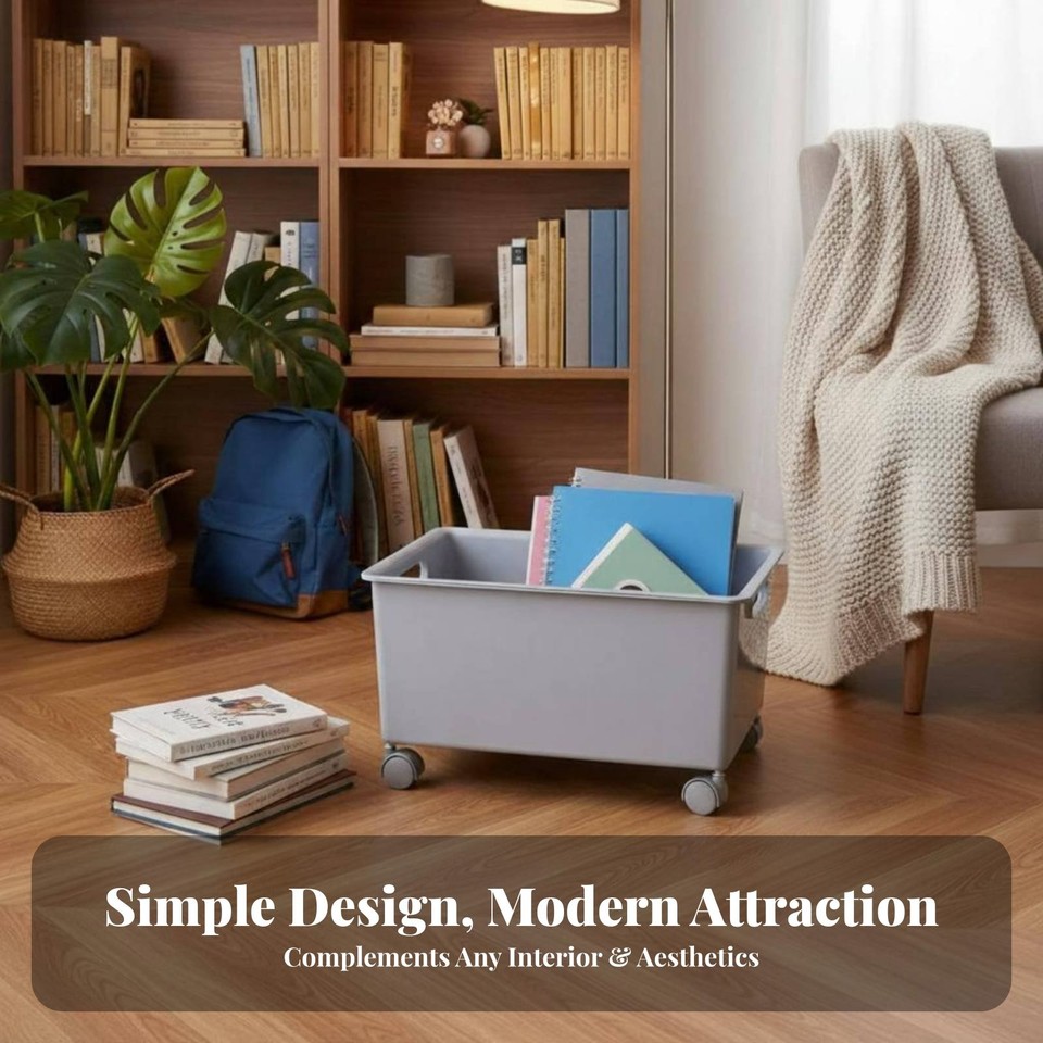 Rolling Storage Box with Lid flexible Rolling Drawer Box long-lasting ...