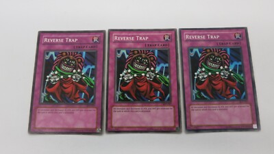 3x REVERSE TRAP CARD UNLIMITED EDITION SDY-047 COMMON YUGIOH LP- NM | eBay