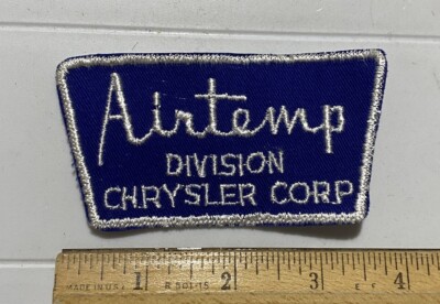 Vintage Airtemp Division Chrysler Corp AC Air Conditioning Embroidered ...