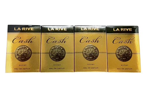 4 x La Rive Cash Eau de Parfum Spray For Women 90ml - 3.04 fl.oz ...