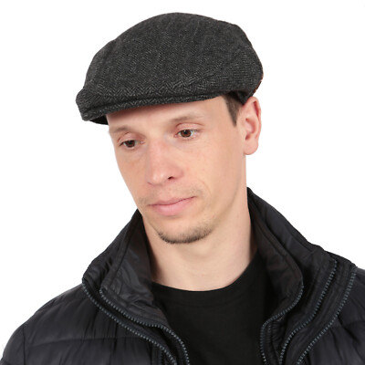 Flat cap made from wool blend available in classic baker boy & flat ...