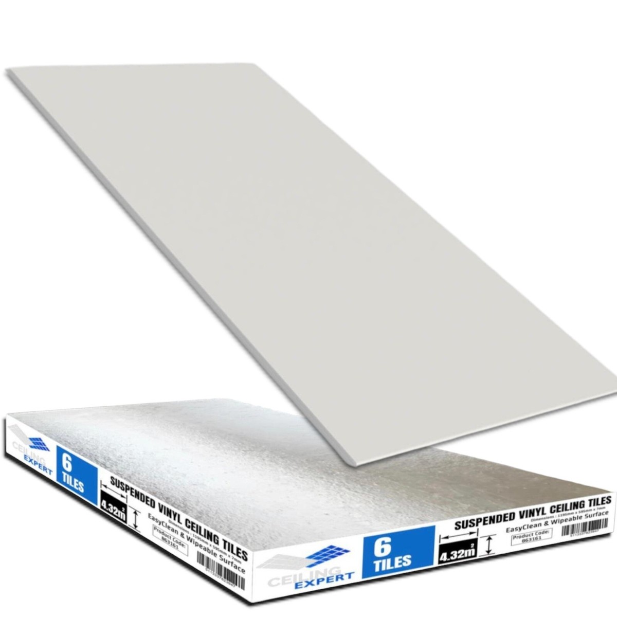 Vinyl Or Plastic Ceiling Panels Muzata 12Pack 2x2 White Drop Ceiling