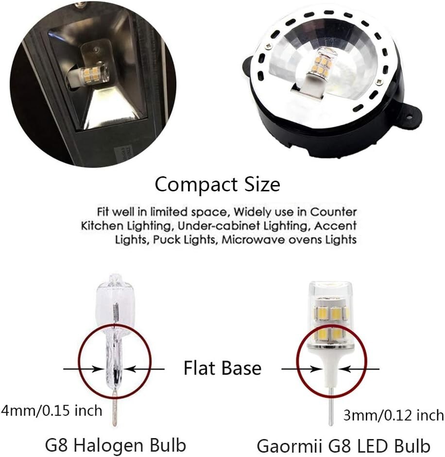 G8 Led Bulb For GE Microwave Oven 120V 50W Kitchen Halogen Bulb ...
