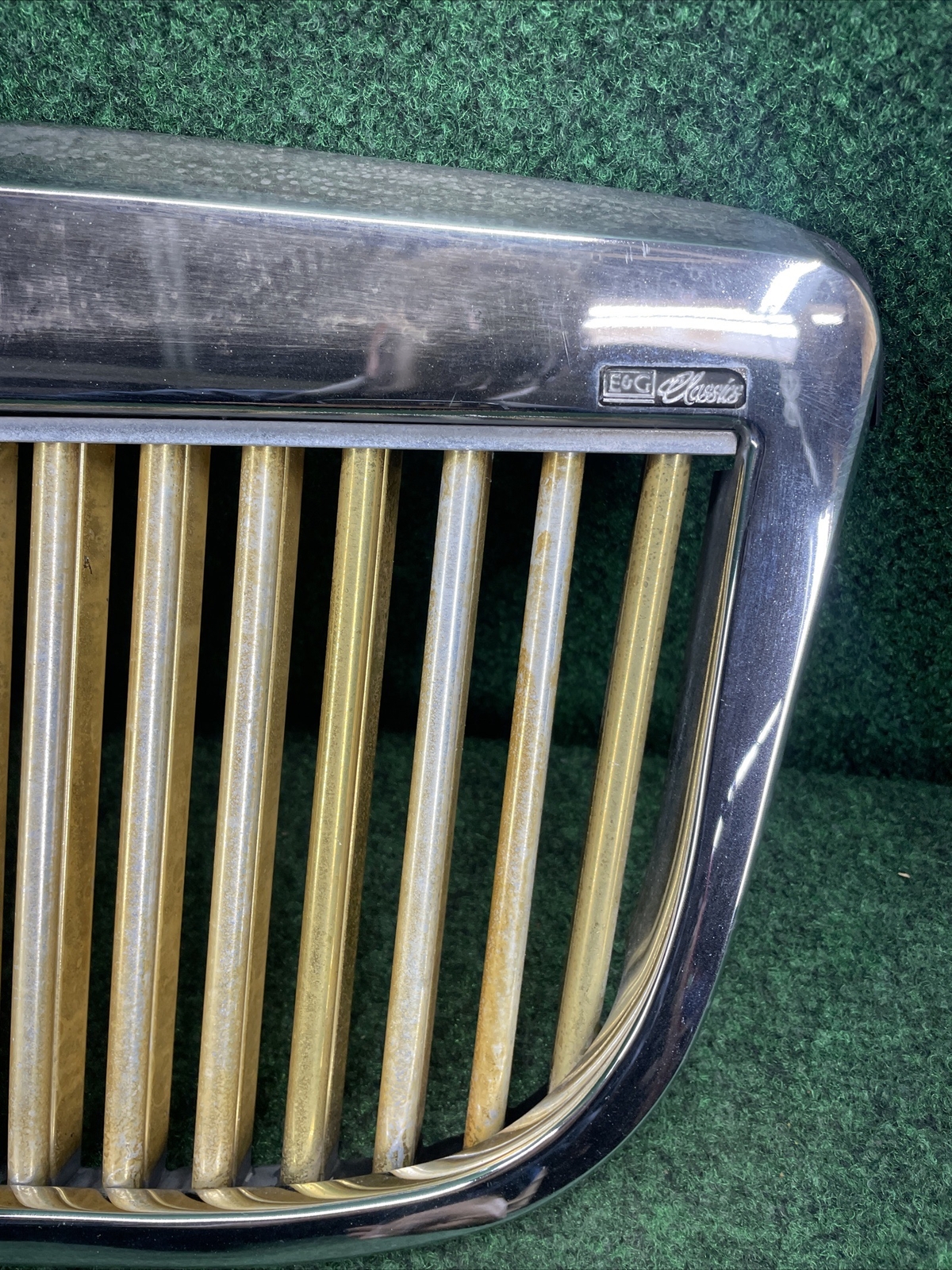 2000-2005 Cadillac Deville E&G Classics Vertical Gold Grill Grille 00 ...