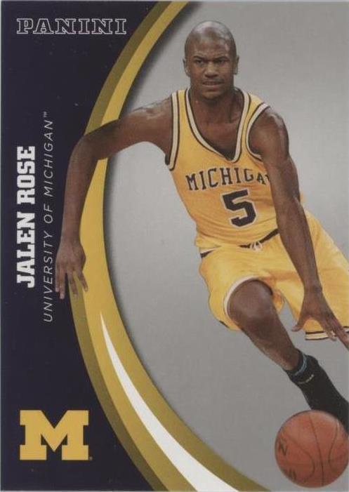 2015 Panini Michigan Wolverines - Jalen Rose #21 Silver for sale online ...