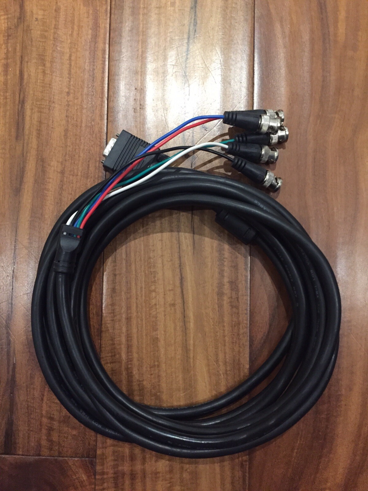 AWM E19865 Style 2919 80C 30V VW-1 LOW VOLTAGE COMPUTER CABLE VGA BNC ...