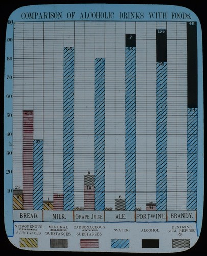 Magic Lantern Slide ALCOHOL AND THE HUMAN BODY NO2 C1890 MEDICAL ...