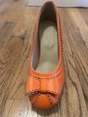 Women’s Shoes Orange Pump Size 38, US 8 | eBay
