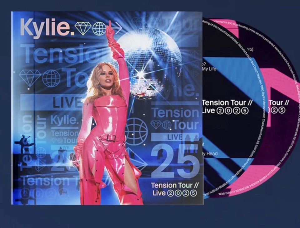 Kylie Minogue - Tension Tour Live 2025 - Limited Edition Double CD ...