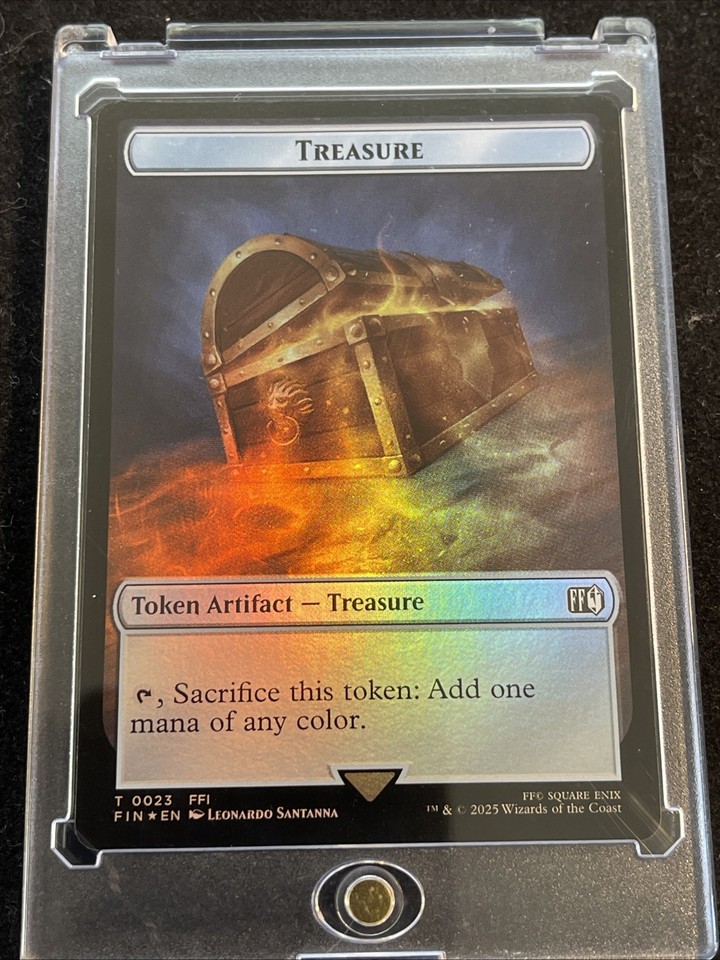 Hero (0009) Treasure (0023) Double-Sided Token Final Fantasy Foil | eBay