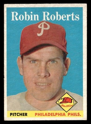 1958 Topps Baseball #90 Robin Roberts EX *h1 | eBay